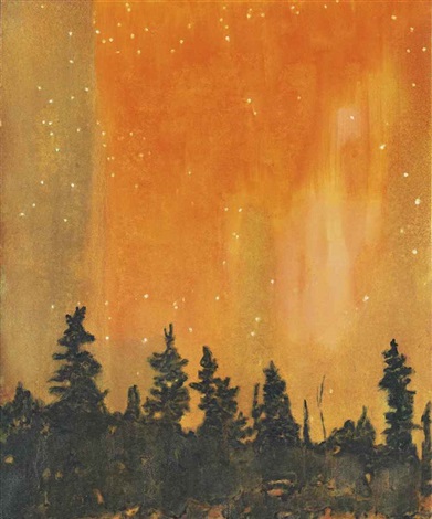 Orange Forest by Peter Doig on artnet