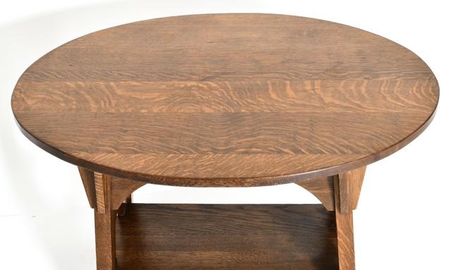 Charles P. Limbert Co. Oval Library Table, No. 146 by Charles P ...