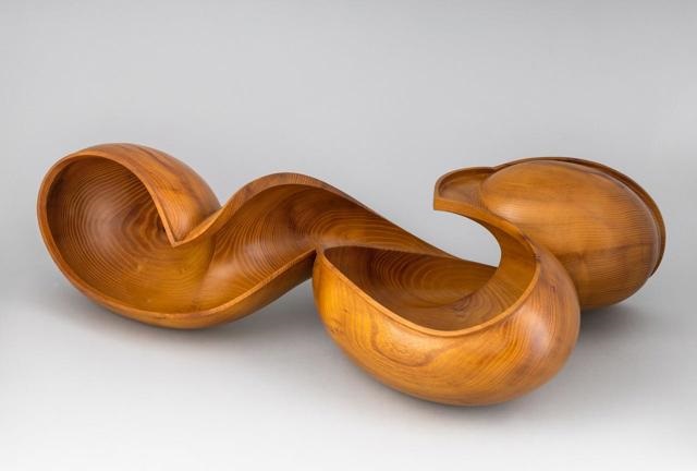 osage orange convoluted form. by Hunt Clark on artnet
