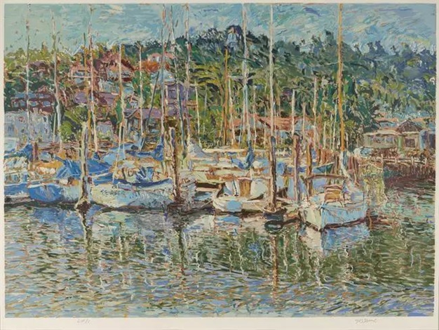 Sausalito Marina, 1985 by Marco Sassone on artnet