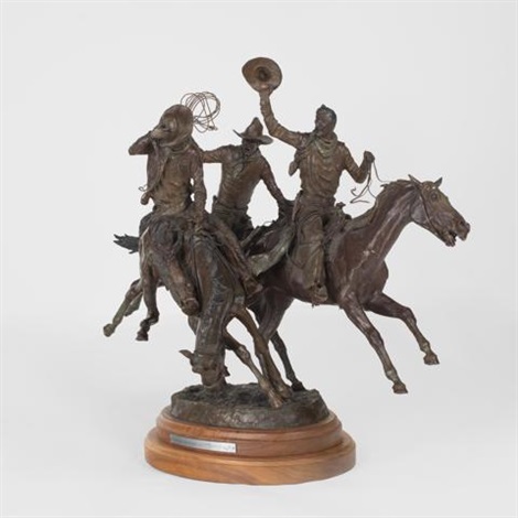 Race for the Wagon by John Wade Hampton on artnet