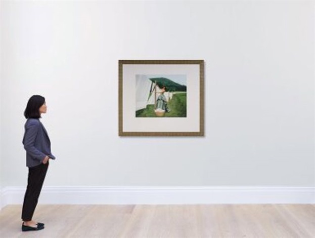 Zoe Hanging Sheets On Clothesline, Harriman, New York, 2005 by Rodney ...