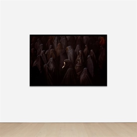 Rapture Series Group of Women, One in Profile by Shirin Neshat on artnet