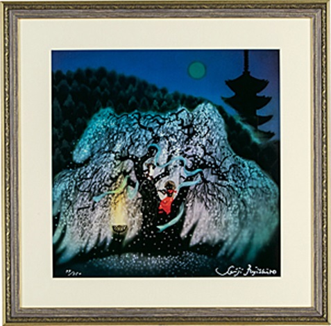 Cherry blossoms しだれ桜 by Seiji Fujishiro on artnet