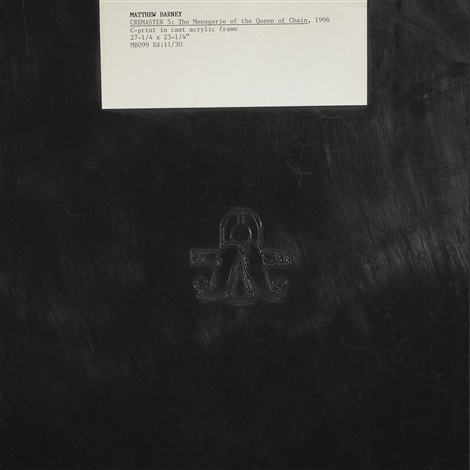 Cremaster 5 Menagerie of the Queen of the Chain by Matthew Barney on artnet