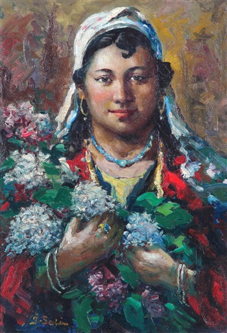 Portre by Ibrahim Safi on artnet