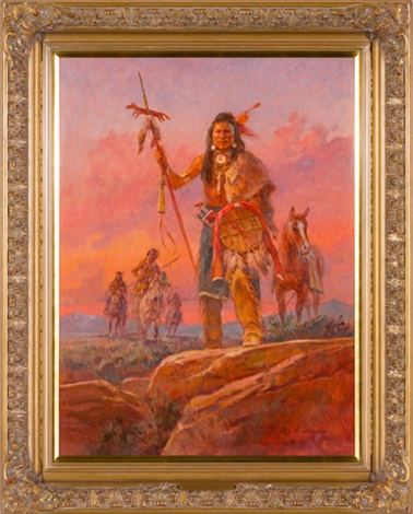 Spirit of the Red Wolf by Roy Andersen on artnet