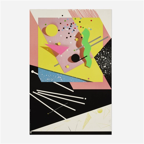 Warner Brothers Records poster by April Greiman on artnet