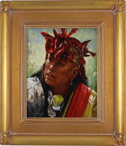SENECA WAR CHIEF by Robert Griffing on artnet