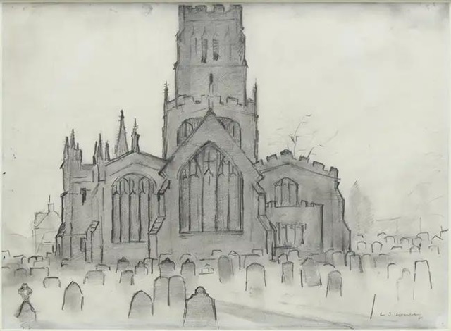 The Church at Northleach by L.S. Lowry on artnet