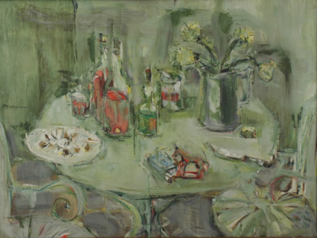 Table Top Still Life by John Edward Heliker on artnet