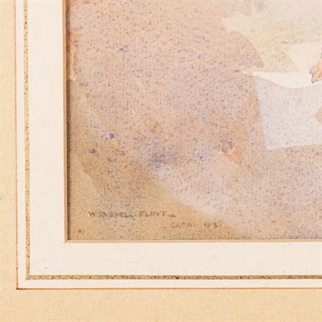 From a Capri Cliff by William Russell (Sir) Flint on artnet