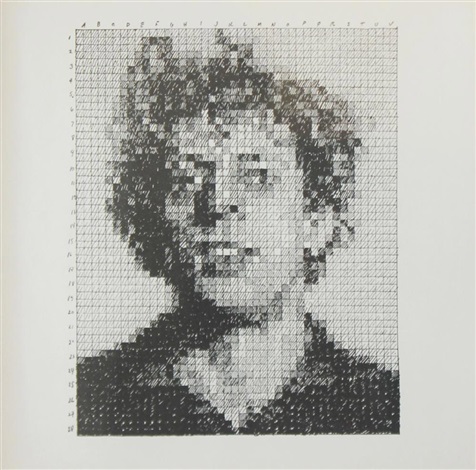 Phil, 1976 by Chuck Close on artnet