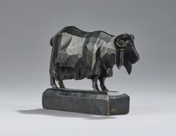 Franz Barwig the Elder Neutischein, 1868-1931 Vienna, a ram, c. 1910 by ...