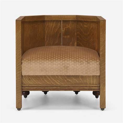 Barrel chair from the B. Harley Bradley House, Kankakee, Illinois by ...