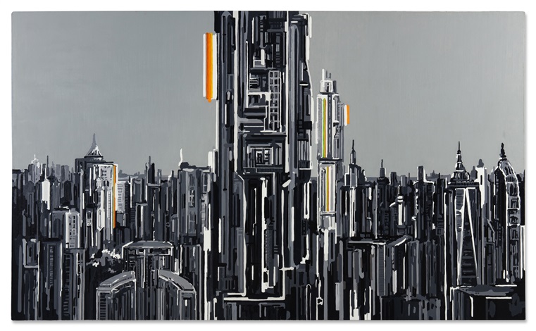 Purple Air 1 - New York Landscape by Liu Wei on artnet