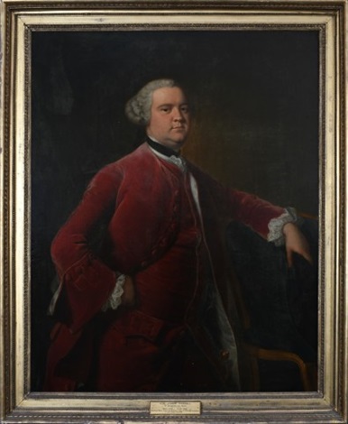 Portrait of Sir John Tyrell, 5th Bt. of Heron and Woodham, Essex, three ...