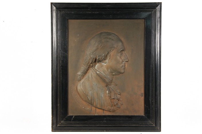 Bust portrait of George Washington after Houdon by Charles Calverley on ...