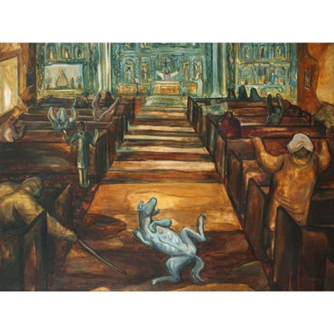 Asong simbahan no. 2 from Pakil series Church dog by Danilo Dalena on ...