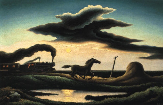 Homeward bound by Thomas Hart Benton on artnet
