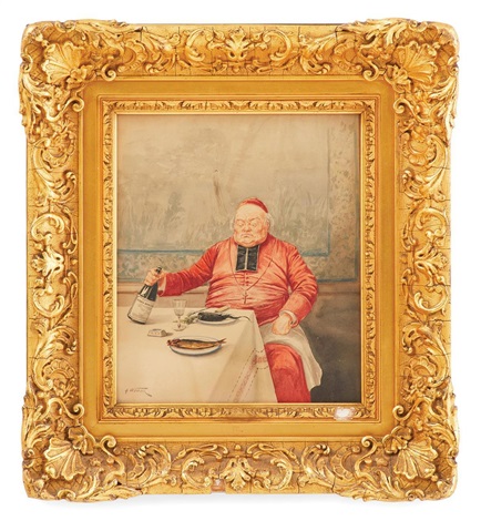 The Gourmand by Alfred Charles Weber on artnet
