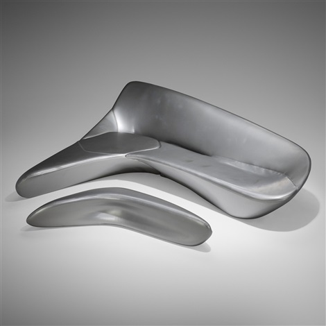 Moon System sofa and ottoman by Zaha Hadid on artnet