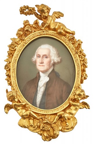 Miniature Portrait Plaque of George Washington by Sophie Lienard on artnet