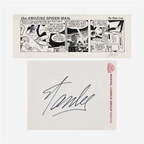 The Amazing Spider-Man and signature by Stan Lee on artnet