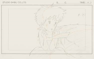 Key animation drawing genga from MY NEIGHBOR TOTORO by Studio Ghibli on ...