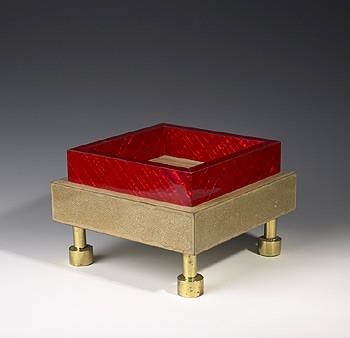 Cortile table monument prototype by Ettore Sottsass on artnet