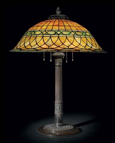 Roman table lamp by Tiffany Studios on artnet