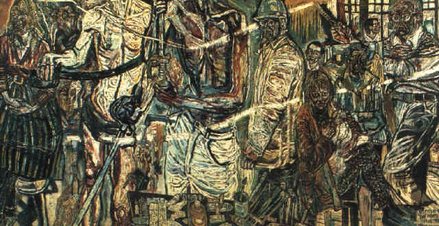 The painter painting, or Potterby, Baby, Lessore, Sanford, Bratby ...