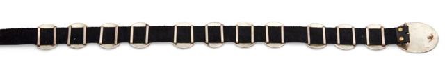 A Lee Epperson Southwest Cast Sterling Silver Concho Belt by Lee Epperson on artnet