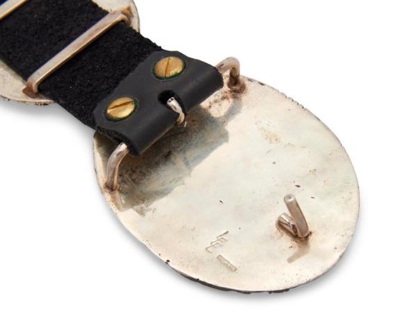 A Lee Epperson Southwest Cast Sterling Silver Concho Belt by Lee Epperson on artnet