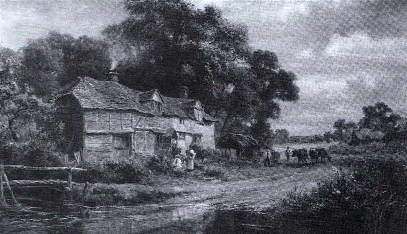 An old surrey farm by Robert Gallon on artnet