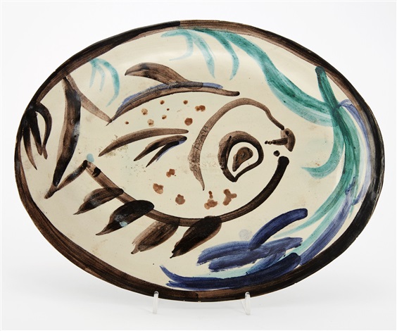 Fish in profile, dish by Pablo Picasso on artnet