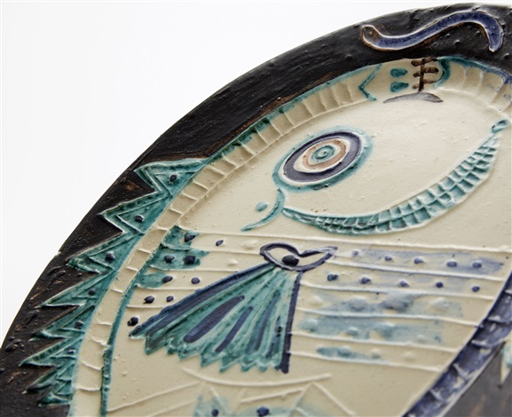 Fish in profile, dish by Pablo Picasso on artnet