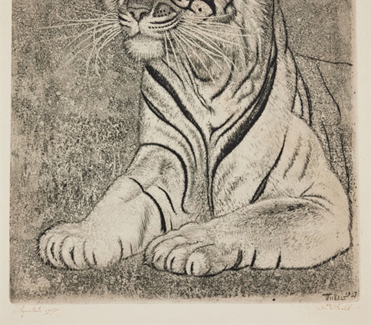 Tiiger Tiger by Eduard Wiiralt on artnet