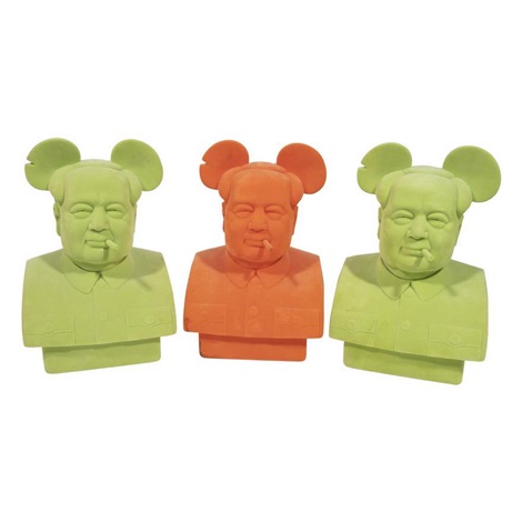 The Bird is the Word Mickey Mao Green Felt Orange Felt and Green Felt ...
