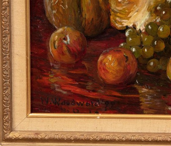 Still Life with Pineapple by William Woodward on artnet