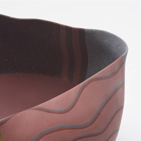 Nerikomi bowl by Thomas Hoadley on artnet