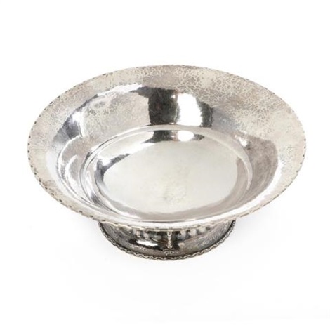 A Norwegian hammered silver bowl by David Andersen on artnet