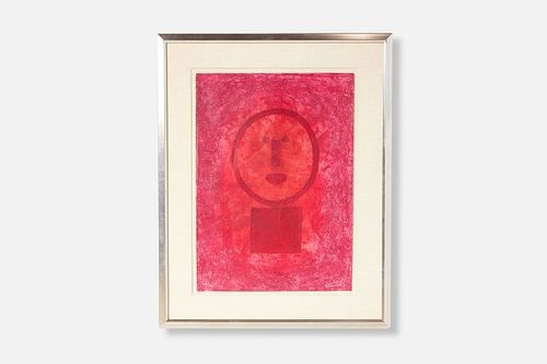 Rufino Tamayo, Cara en Rojo Mixografia by Rufino Tamayo on artnet
