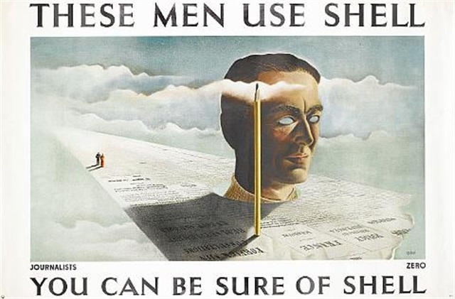 These men use Shell, journalists, you can be sure of Shell poster by ...