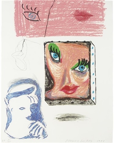 An image of Celia, study by David Hockney on artnet