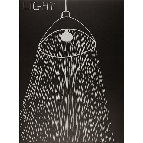 LIGHT SHOWER by David Shrigley on artnet