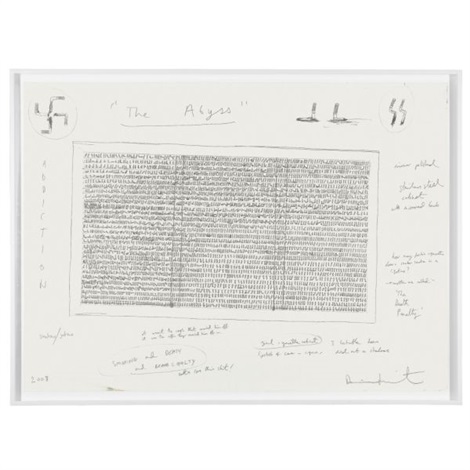 The abyss drawing by Damien Hirst on artnet