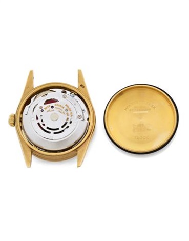 ROLEX Al Maktoum X Ali Yata Oyster Perpetual Date Montre bracelet en or ...