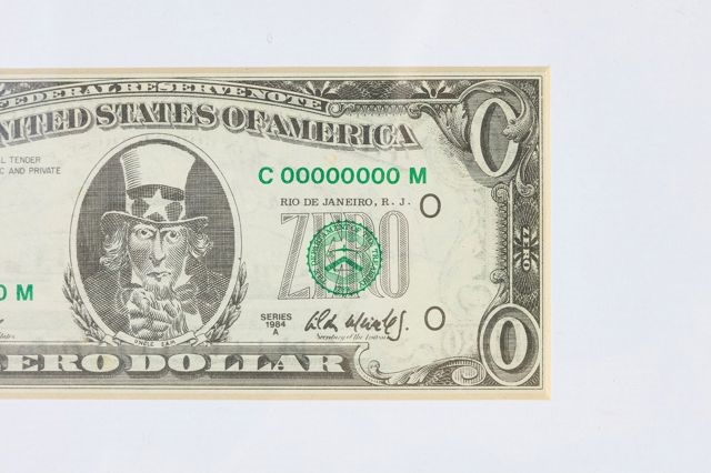 Zero Dollar by Cildo Meireles on artnet
