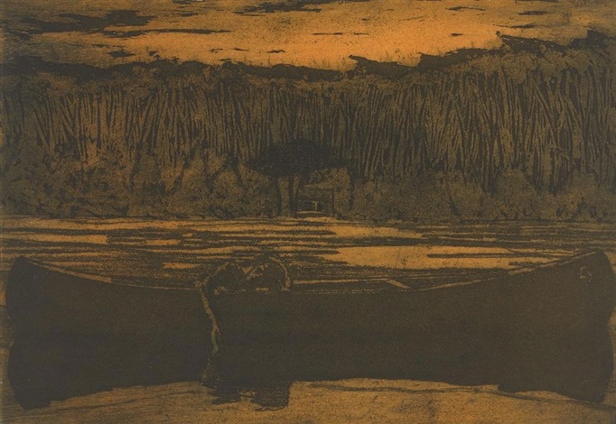 Untitled Canoe from Grasshopper Series by Peter Doig on artnet